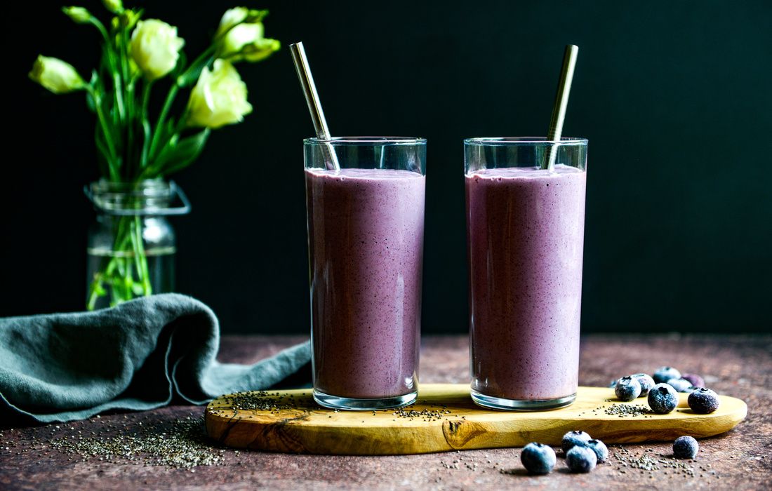 Blueberry Protein Smoothie Recipe | Nourishing Meals®